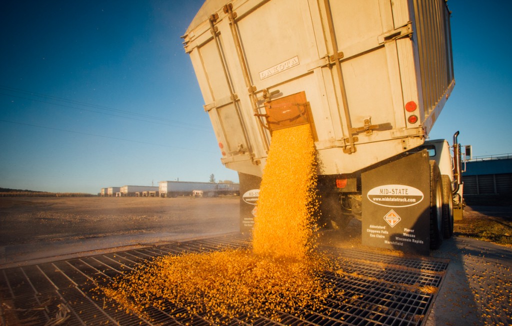 Dumping Corn From Lift Truck Box | Exclusive Commercial Photographer ...